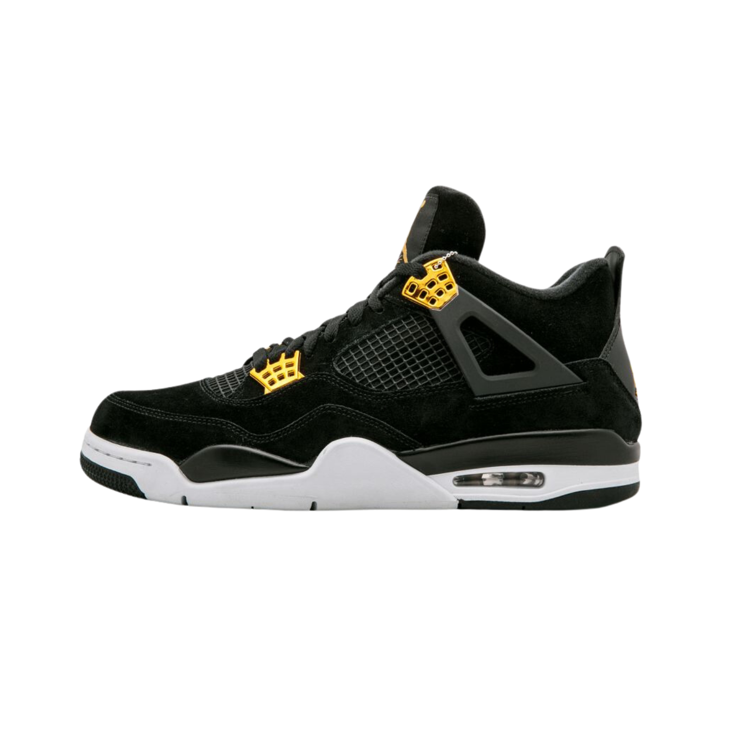 Nike Air Jordan 4 Retro Royalty Black Metallic Gold | Shoezzyy